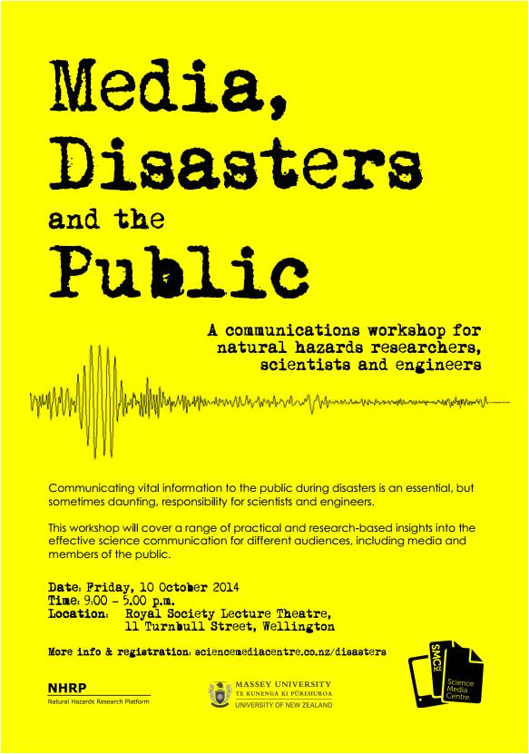 Media, disasters & the public - audio collection - Science Media Centre